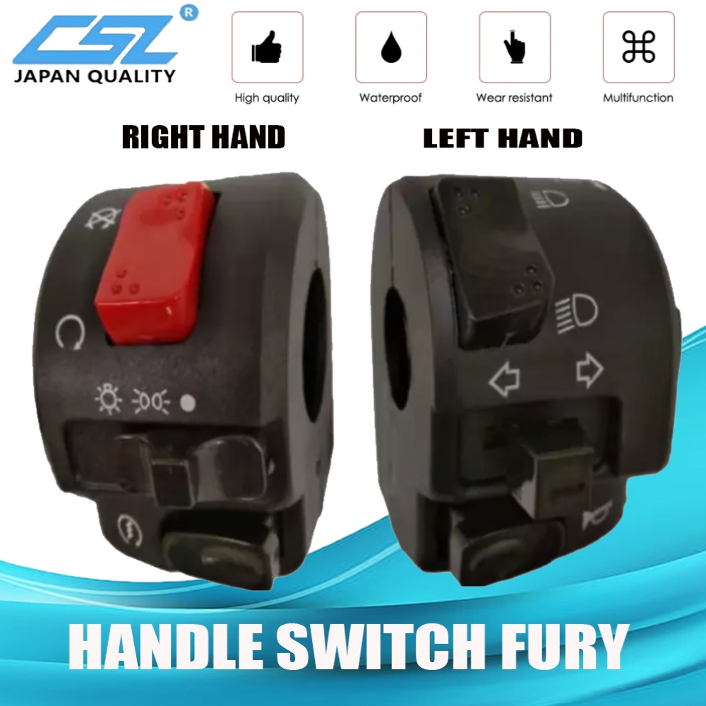 CSL Right Hand (RH) and Left Hand (LH) Handle Switch For Fury Motorcyle ...