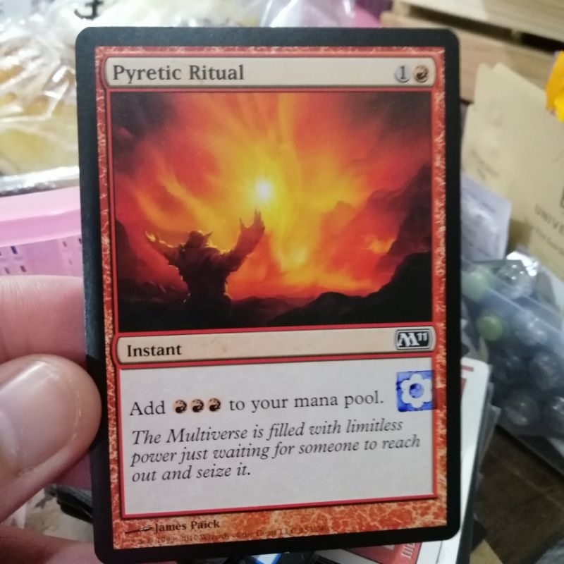 1 PLAYED Pyretic Ritual M11 MTG card magic the gathering CCG | Shopee ...