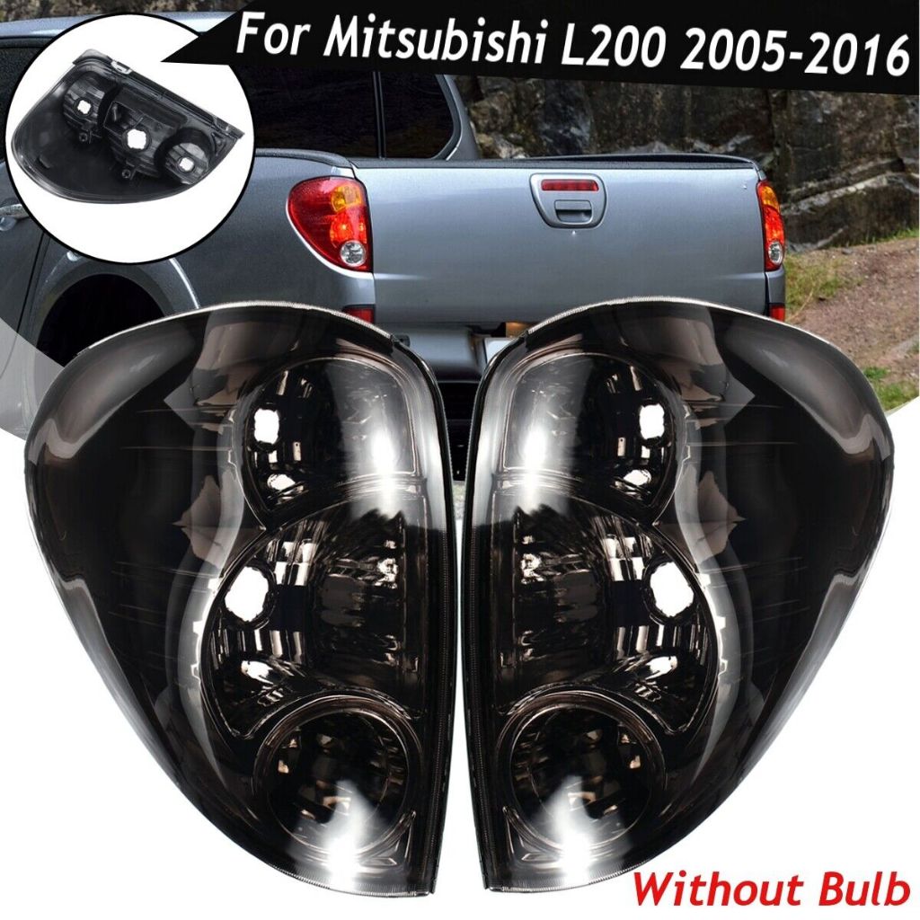 Rear Black Tail Light Taillight Lamp For Mitsubishi L200 Smoken Color ...
