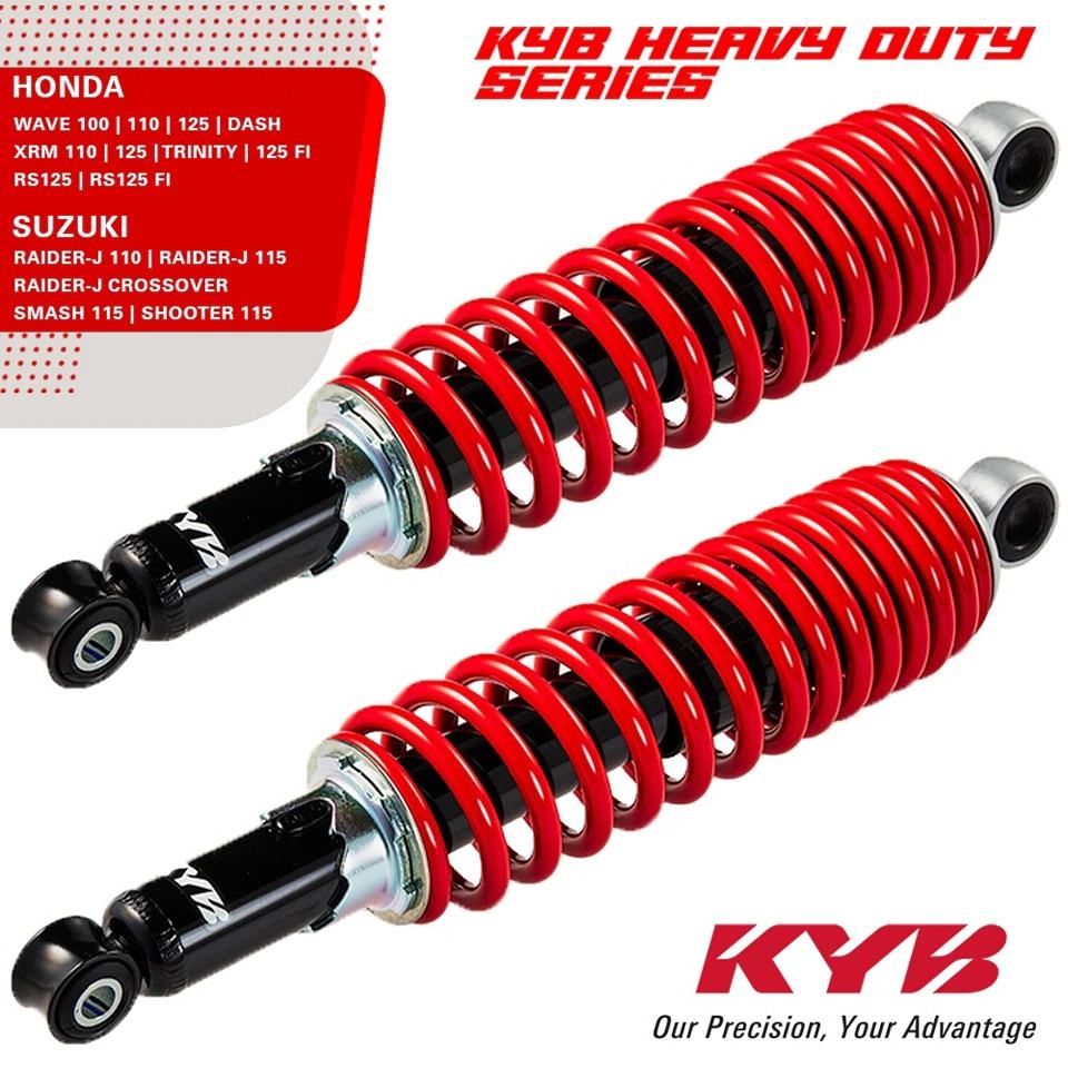 KYB Premium Shock Absorber (HD) Wave / XRM / Raider J / Smash / (328mm ...