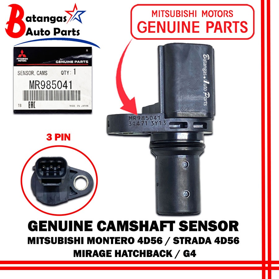 GENUINE CAMSHAFT SENSOR MITSUBISHI MONTER / STRADA 4D56 / MIRAGE MADE ...