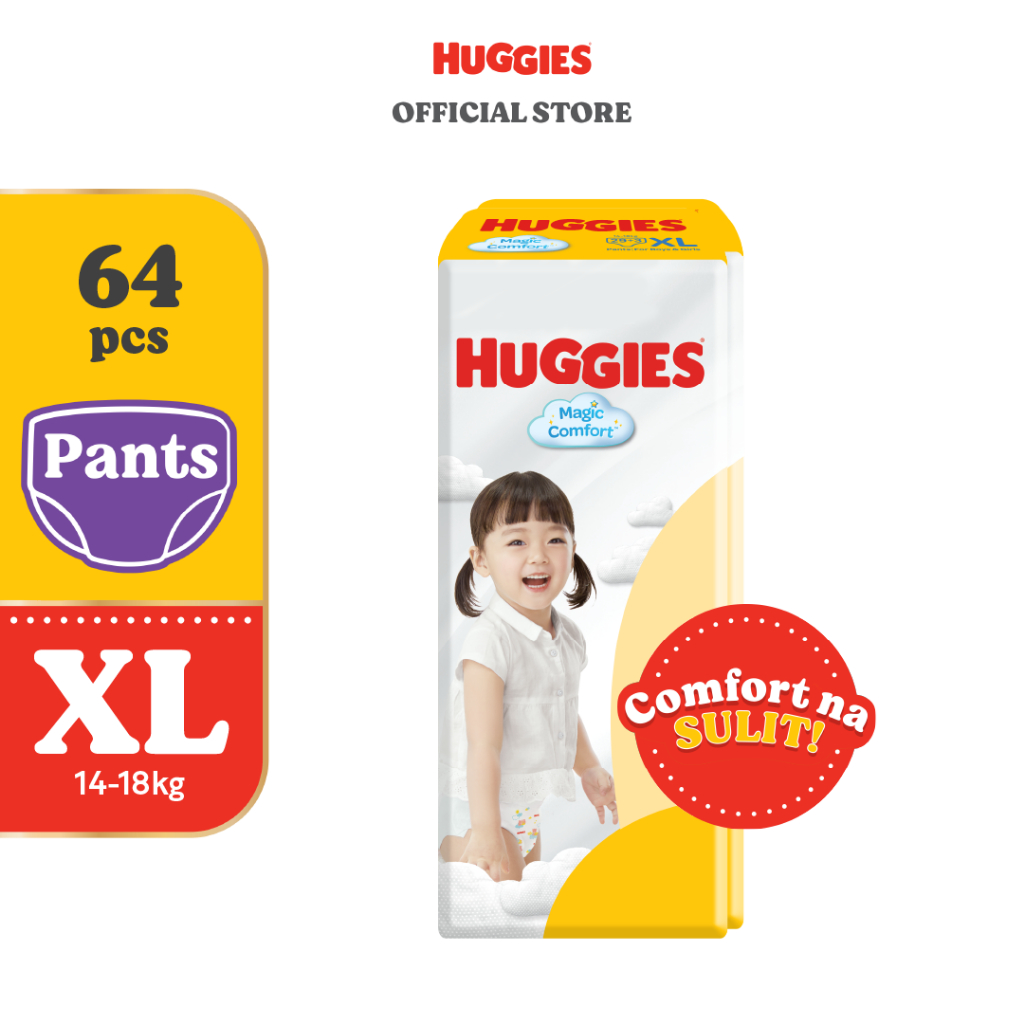Huggies Magic Comfort Jumbo XL - 32pcs x 2 Packs (64pcs) | Shopee ...