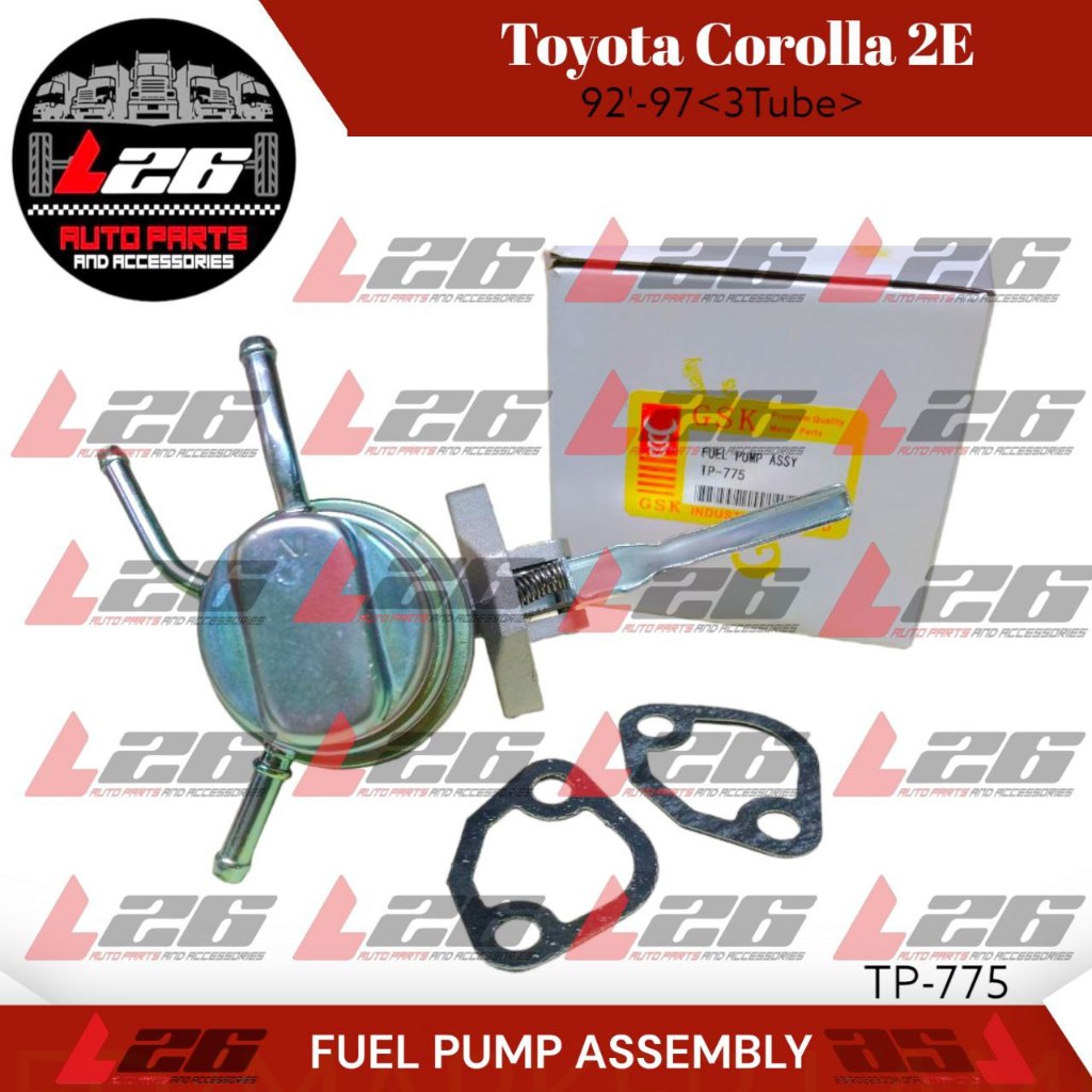 GSK Toyota Corolla 2E Fuel Pump Assembly 3 Tube 1.3 TP-775 GSK PREMIUM ...