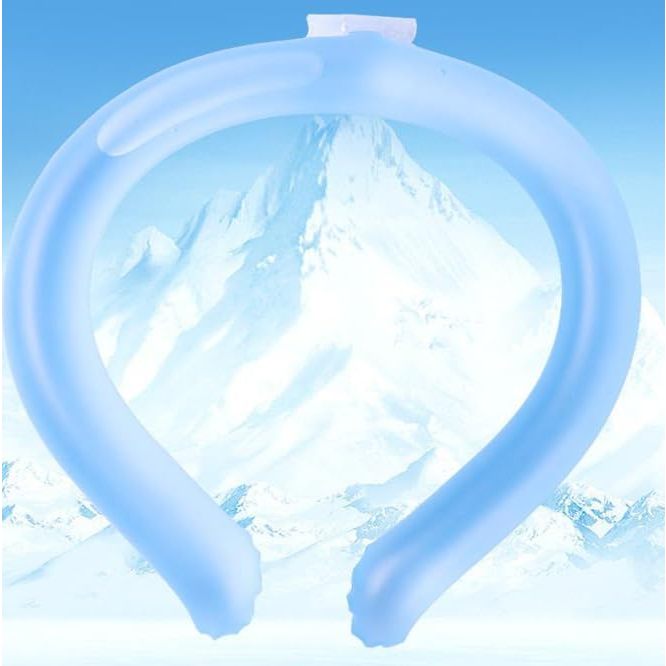 Neck Cooling Tube Ice Collar Summer Cooling Ice Pack Neck Cooling Ring ...