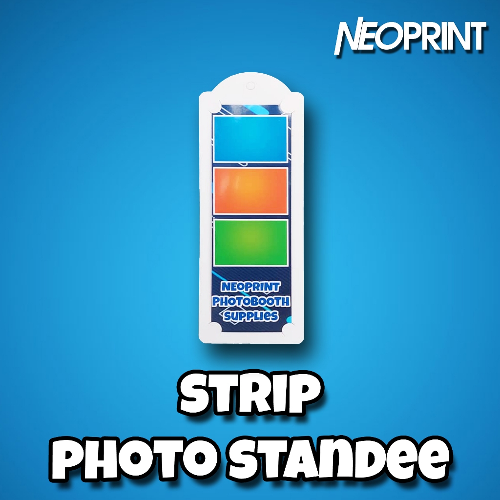 Neoprint Strip / bookmark photo standee 250gsm | Shopee Philippines