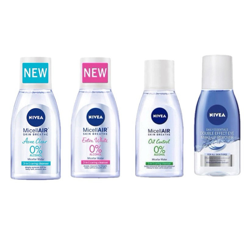 Nivea Micell Air Cleanser Extra White and Oil control 125ml | Shopee ...