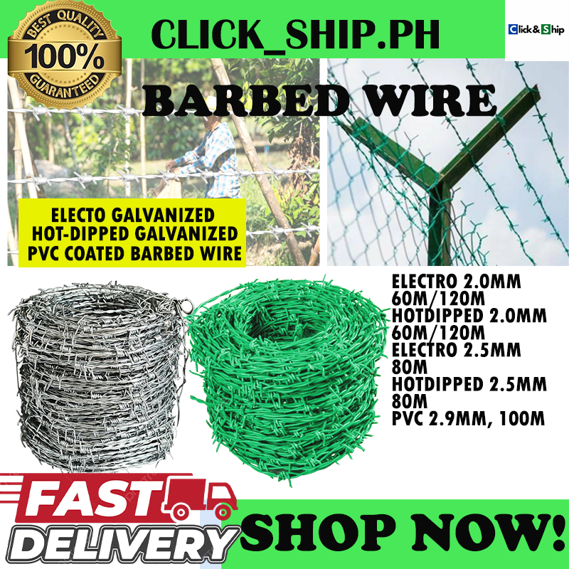 BARBED WIRE / PVC BARBED WIRE / ANTI RUST BARBED WIRE / ANIT THEFT ...
