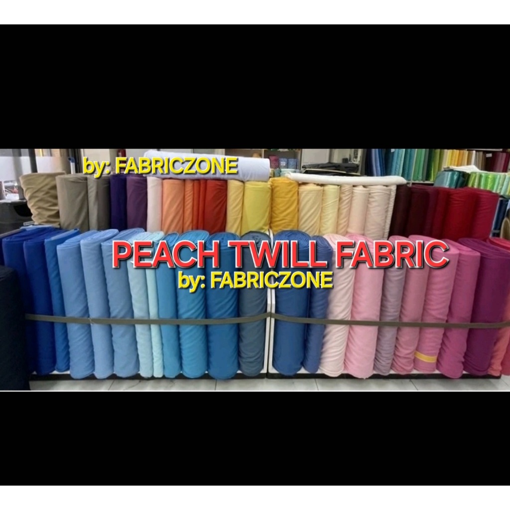 Peach Twill Fabric (sold per yard) | Shopee Philippines