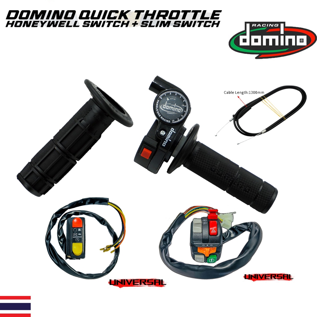 DOMINO QUICK THROTTLE + HONEYWELL SWITCH + SLIM SWITCH UNIVERSAL | Shopee Philippines