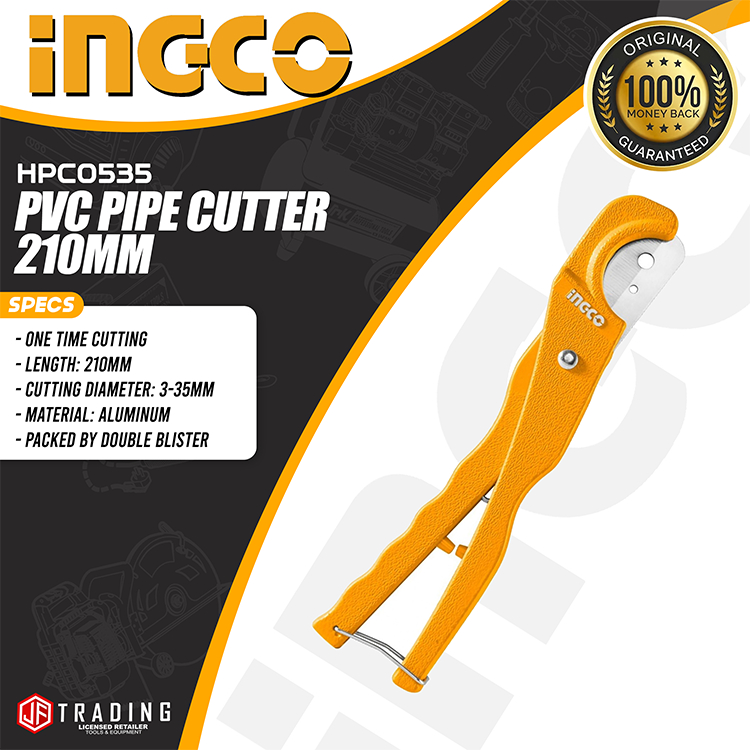 INGCO PIPE CUTTER 210MM HPC0535 HD & HIGH QUALITY | Shopee Philippines
