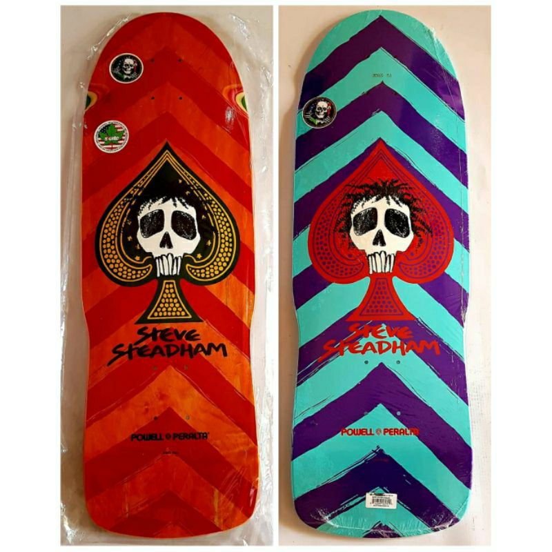 POWELL PERALTA STEADHAM SPADE SHAPE SKATEBOARDS WITH FREE MOB GRIP ...