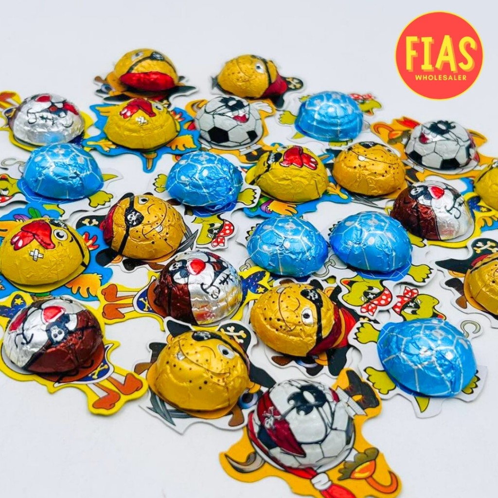 24 pcs Choco Pirate and Friends Milk Chocolate | Shopee Philippines