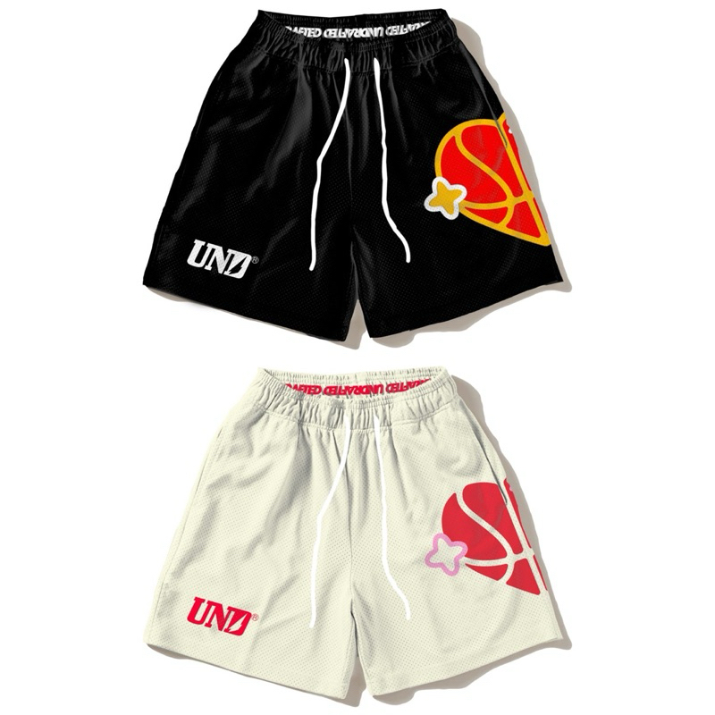 UNDRAFTED “ Emblem Mesh Shorts “ | GV Closet : On-hand | Shopee Philippines