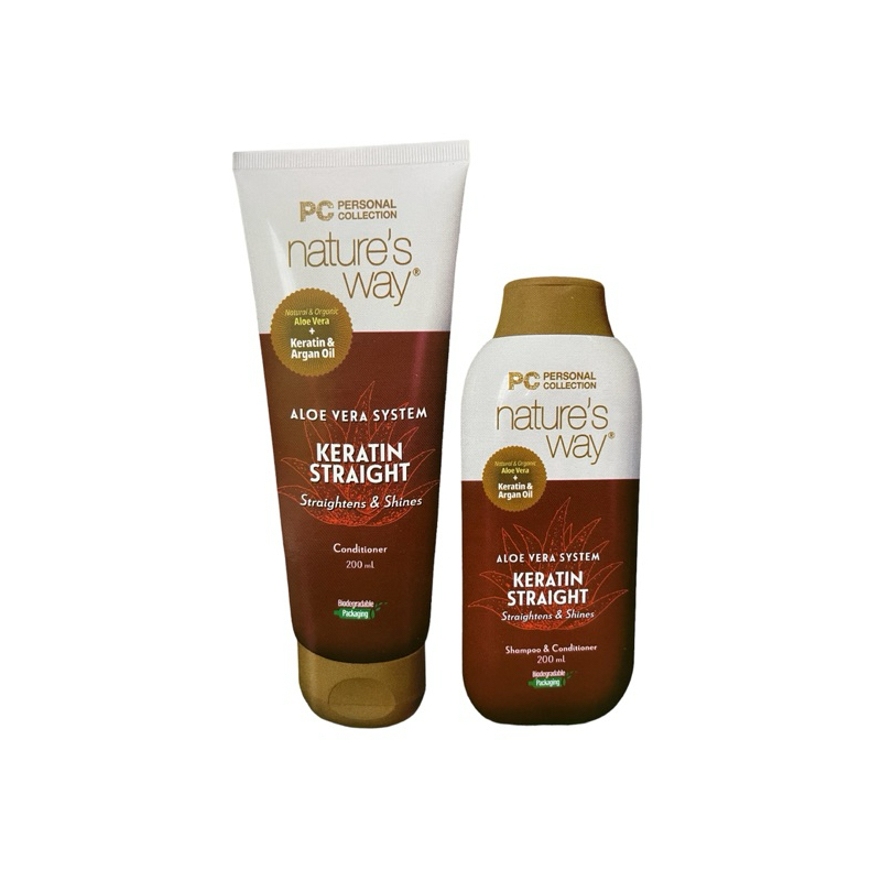 PC NATURE’S WAY Shampoo & Conditioner 200mL | Shopee Philippines