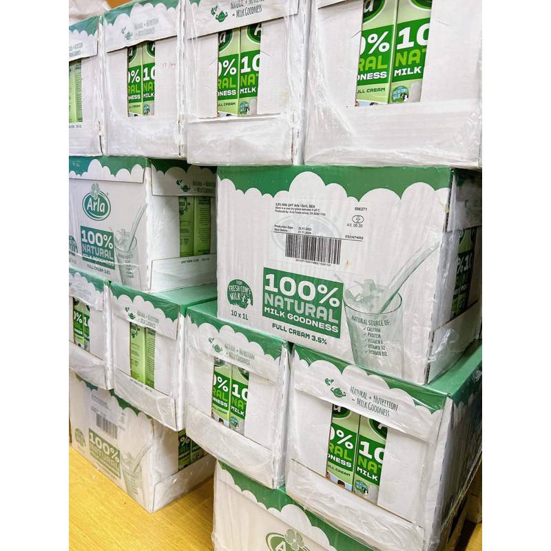 Arla full cream Milk (1 Liter 10pcs) 1 CASE PER WAYBILL ONLY | Shopee ...