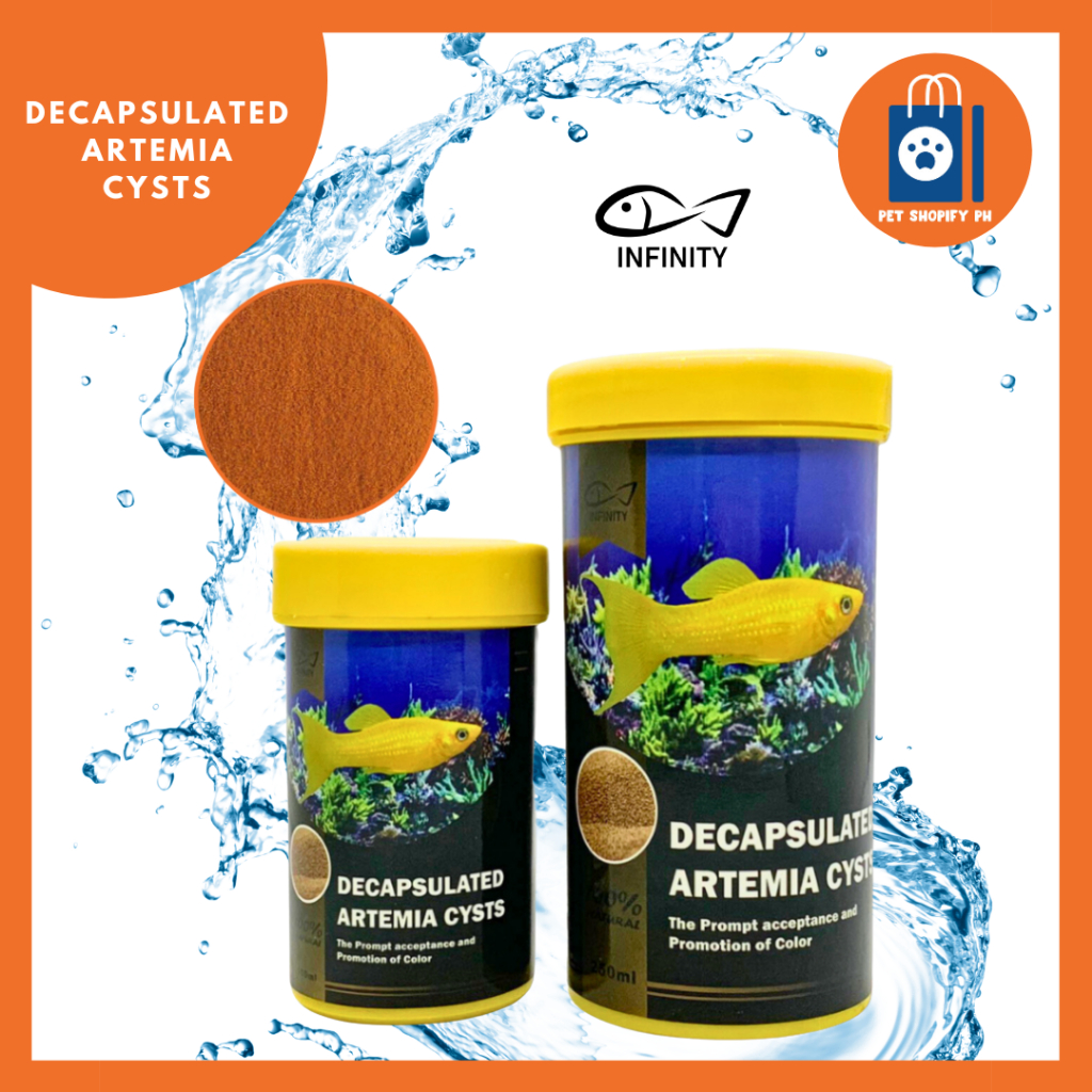 INFINITY DECAPSULATED ARTEMIA CYSTS / SMALL FISH FOOD/NUTRITIOUS FISH ...