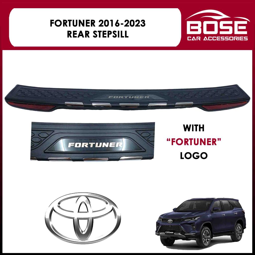 Toyota Fortuner 2016 - 2020 Rear Stepsill Rear Bumper Protector ...