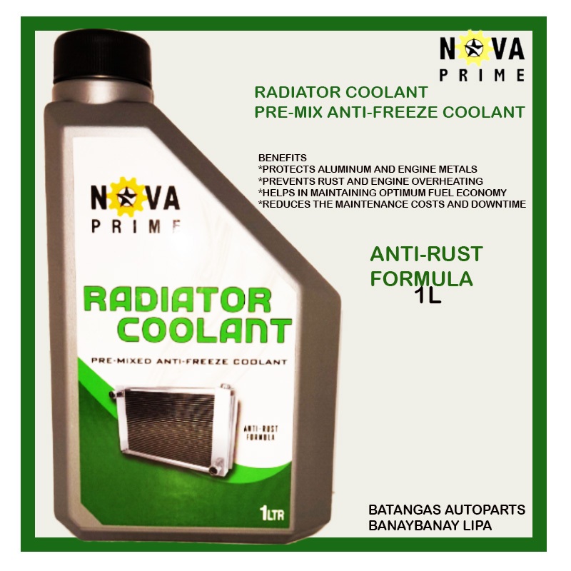 NOVA PRIME RADIATOR PRE-MIXED ANTI-FREEZE COOLANT 1LITER | Shopee ...