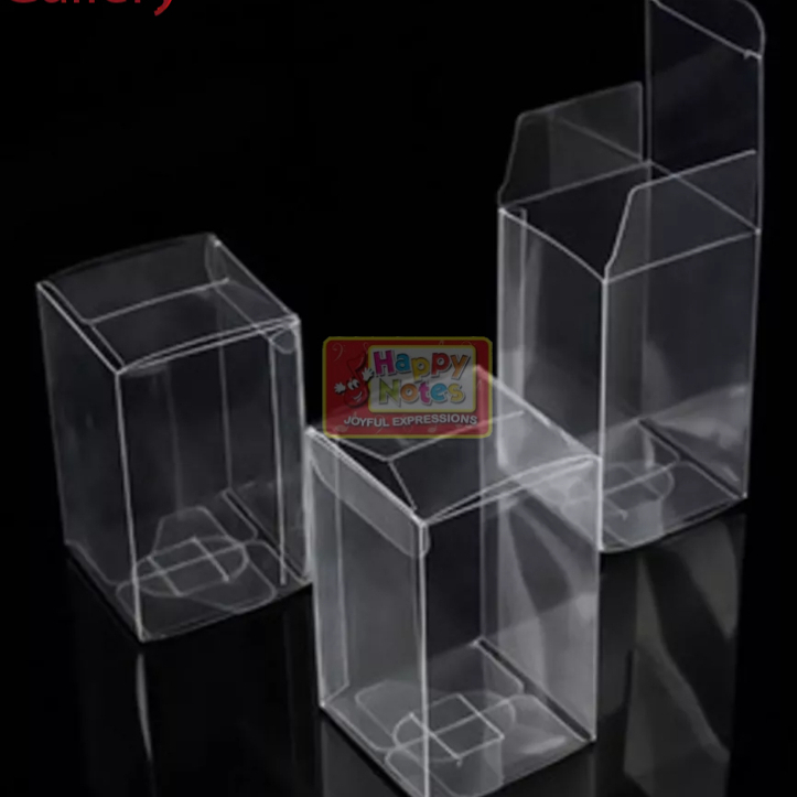 Happy Notes Acetate Box (5.5x5.5x10cm)(7x7x10cm)(6.7x6.7x12.30cm) DIY ...