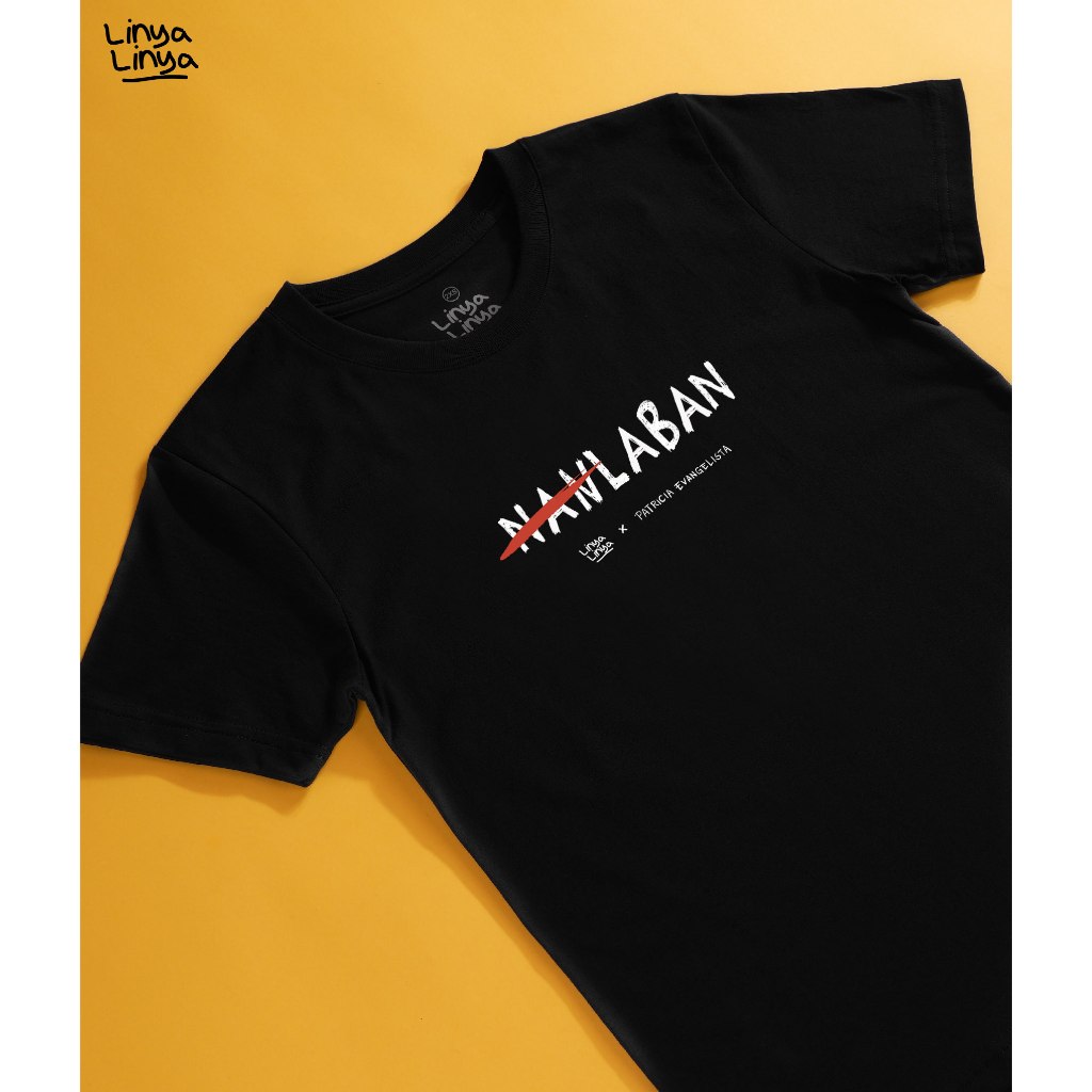 Linya-Linya T-Shirt x Pat Evangelista - Nanlaban | Shopee Philippines