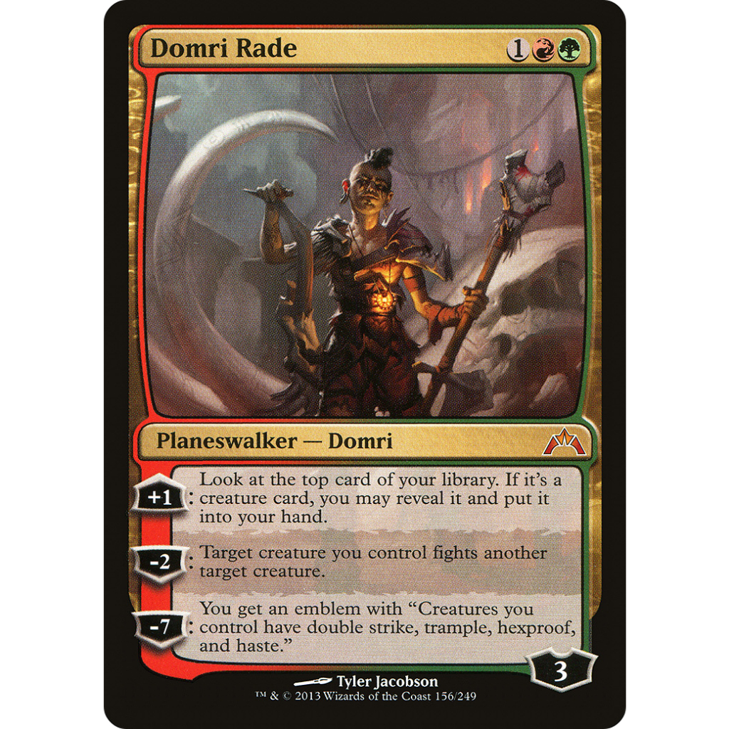Domri Rade GTC MTG Highly Rated Proxy Playtest MTG Proxy | Shopee ...