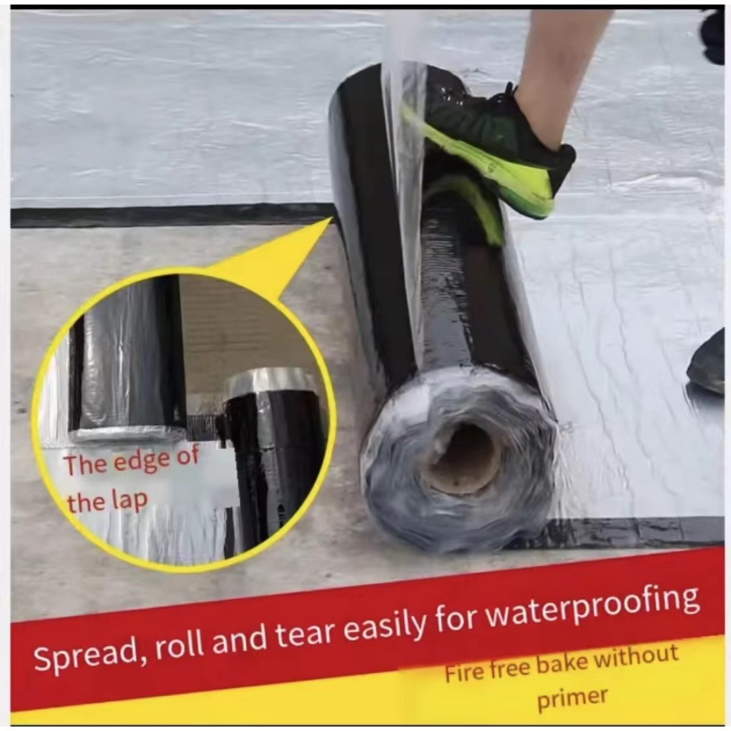 Waterproof membrane roof self-adhesive asphalt glue color steel tile ...