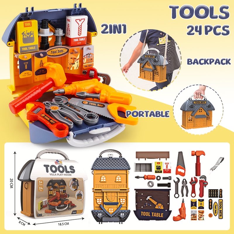 Tools for kids toys with toolbox tools toy for kid mechanic Simulation ...