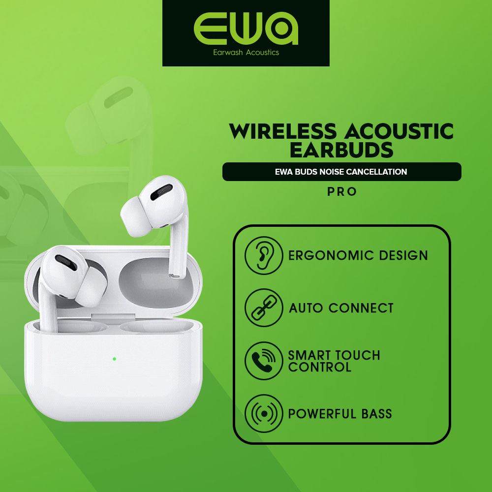 Earwash Acoustics wireless Earbuds In ear earphones powerful bass ...