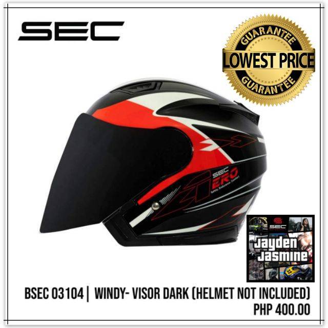 Sec windy helmet visor | Shopee Philippines