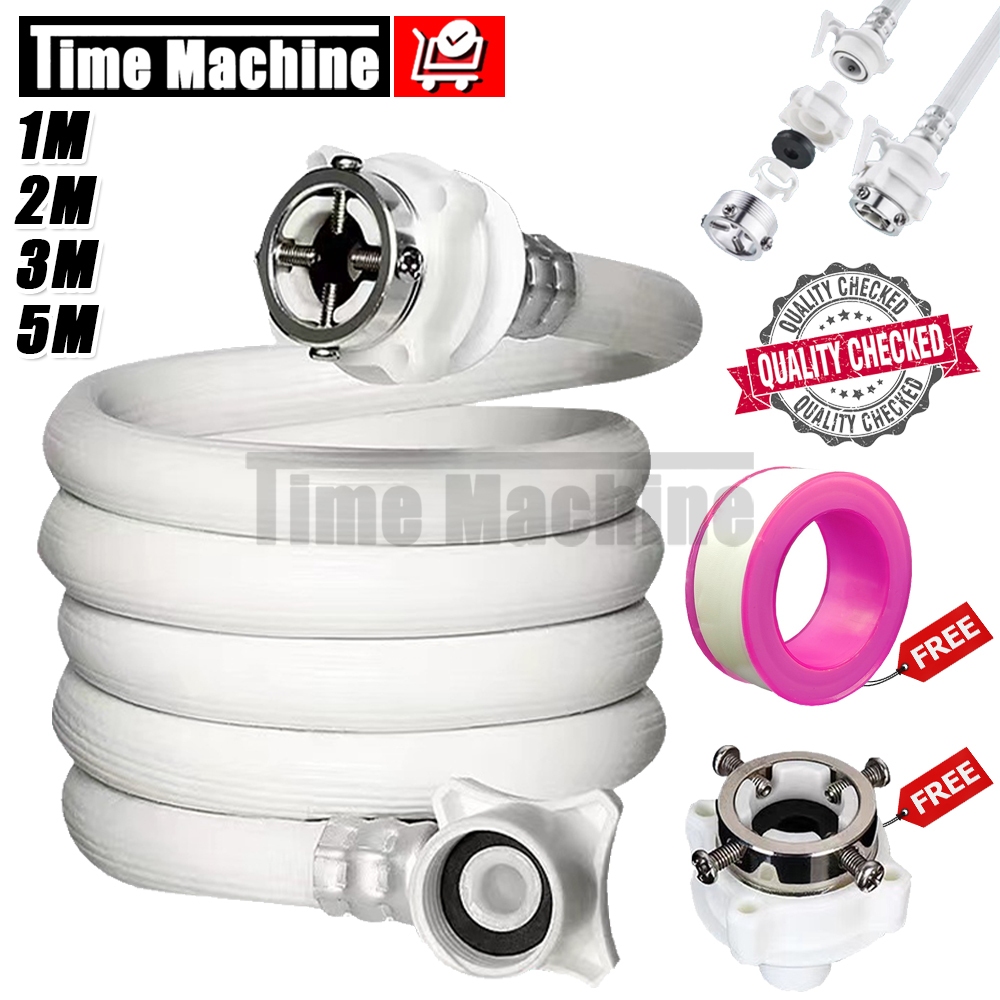 1m To 5m Washing Machine Water Inlet Hose Extension Tube With Teflon ...