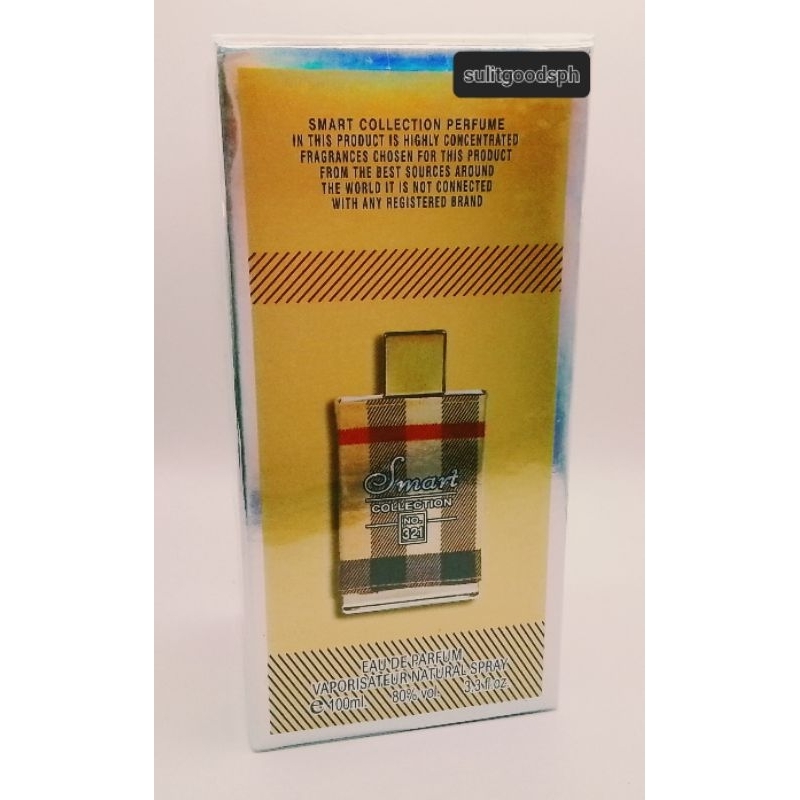 SMART COLLECTION PERFUME NO. 321 FOR WOMEN 100 ML EDP | Shopee Philippines