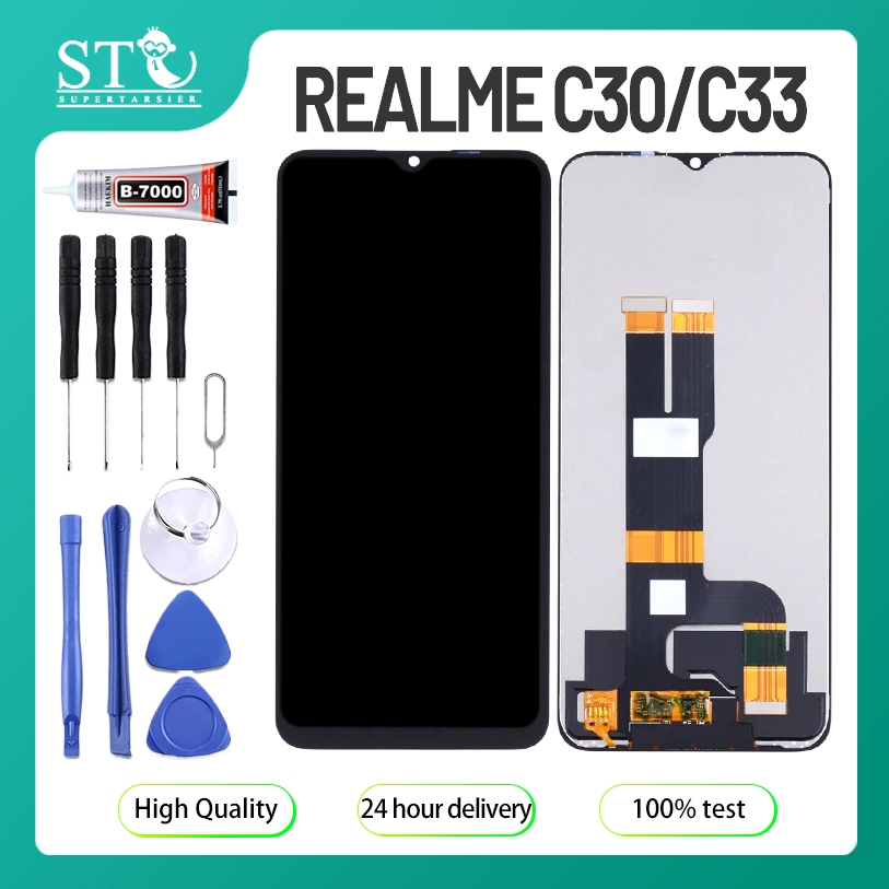 FOR 2024 NEW Realme C30/C33 Phone LCD Original brand Display Screen ...