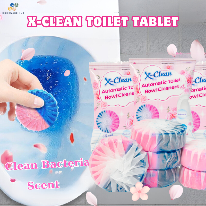 Toilet cleaner tablets X- Cleaner bottles Remove plaque Deodorize and ...