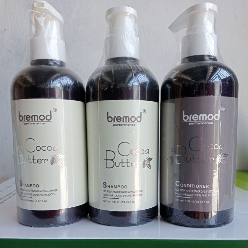 b1t1 bremod cocoa butter shampoo 400ml+bremod cocoa butter conditioner ...