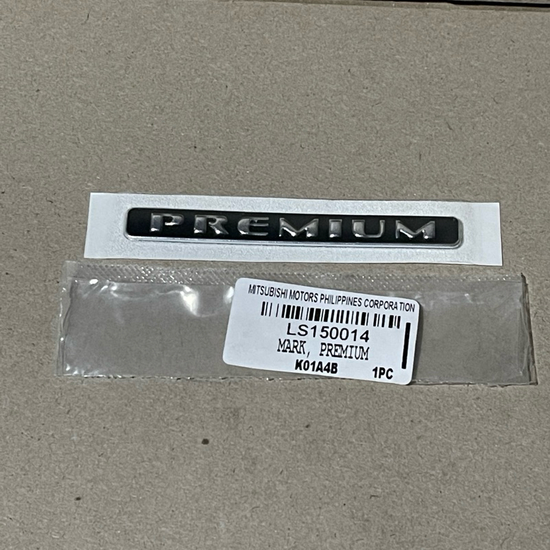 Mitsubishi Montero GEN3 2016-2018 PREMIUM Emblem - Genuine Mitsubishi ...