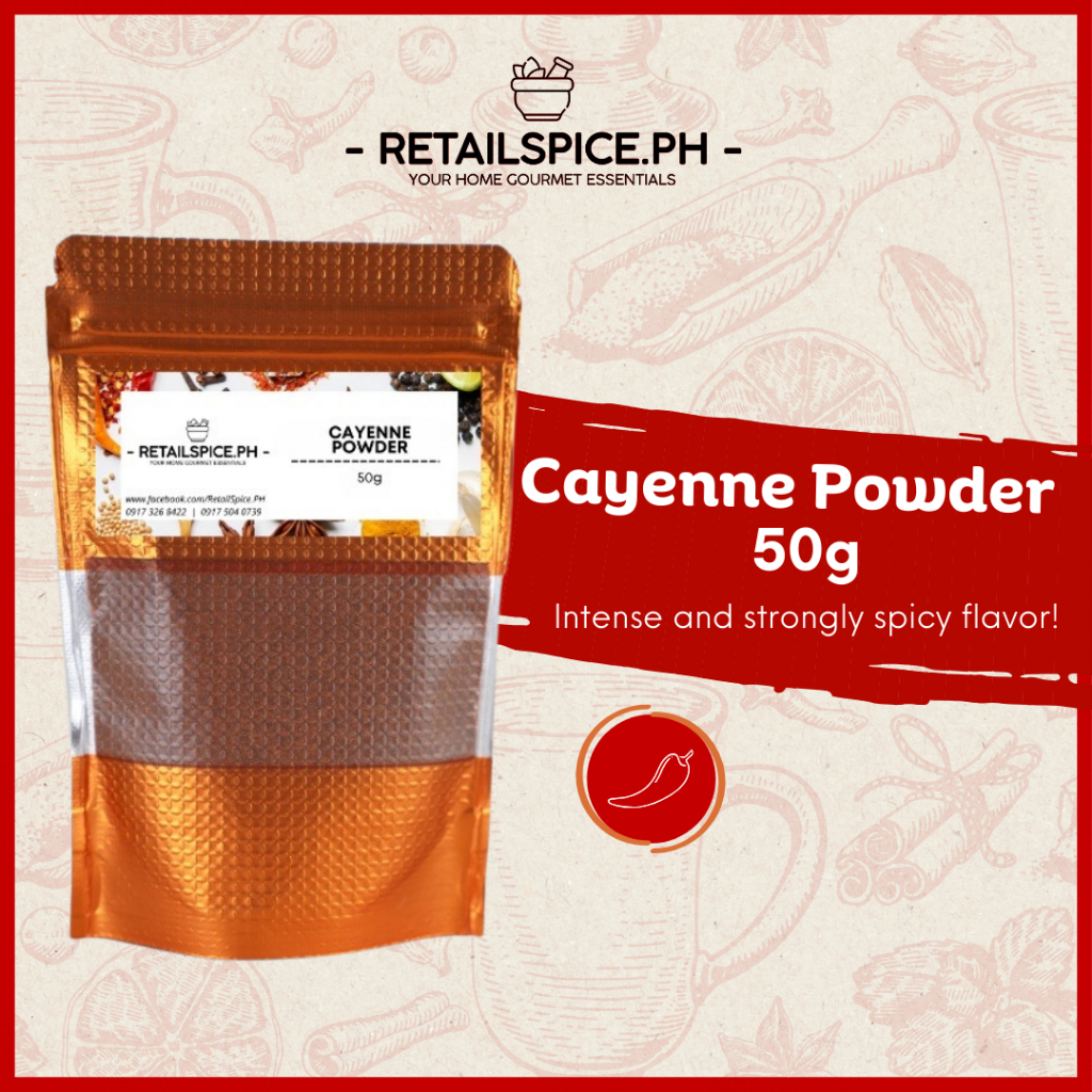 Retail Spice - Cayenne Powder 50g | Shopee Philippines