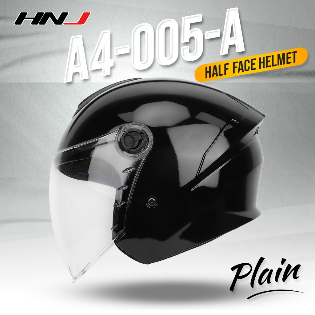 HNJ A4-005A Helmet half face for motorcycle | Shopee Philippines