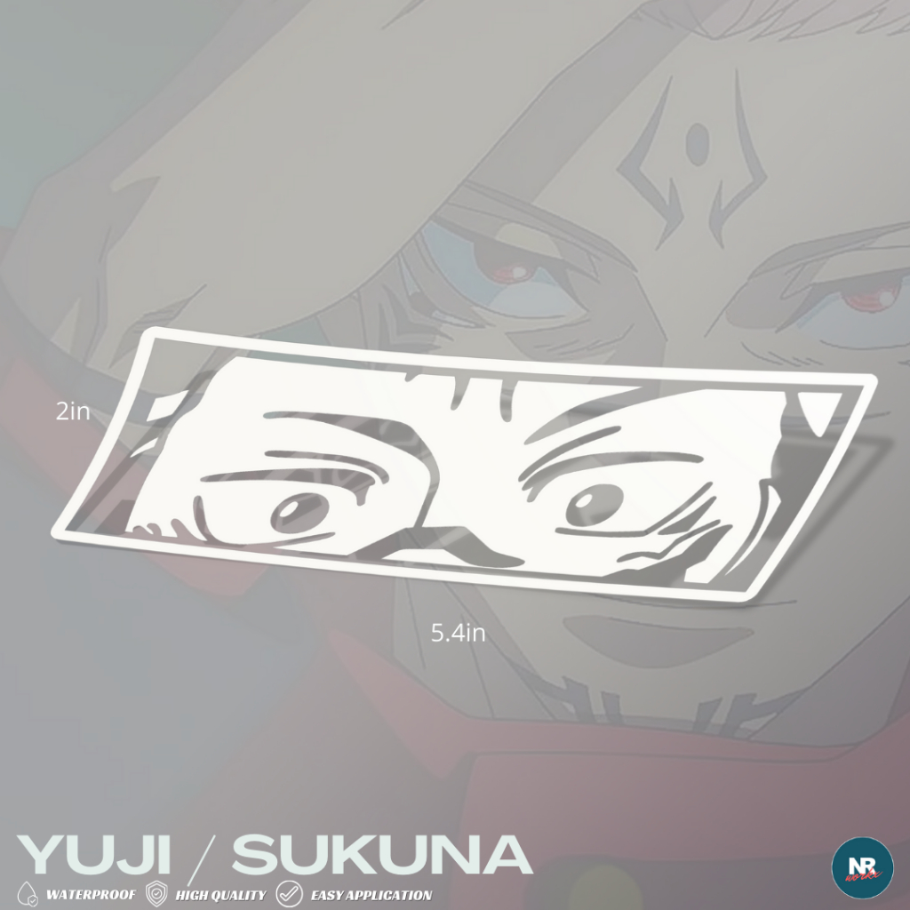 Yuji Itadori Sukuna Vinyl Decal Anime Waterproof Sticker | Shopee ...
