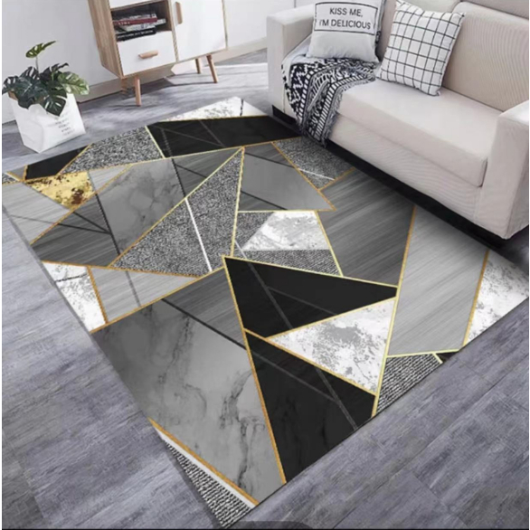 [Roll up] M,L,XL 3 Size Crystal Velvet Carpet 3D Floor Mat carpet Floor ...