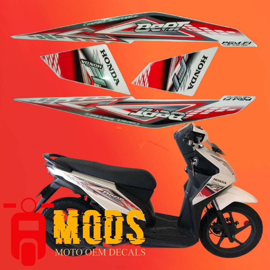 HONDA BEAT Fi V1 110cc Stock Decal/Sticker | Shopee Philippines