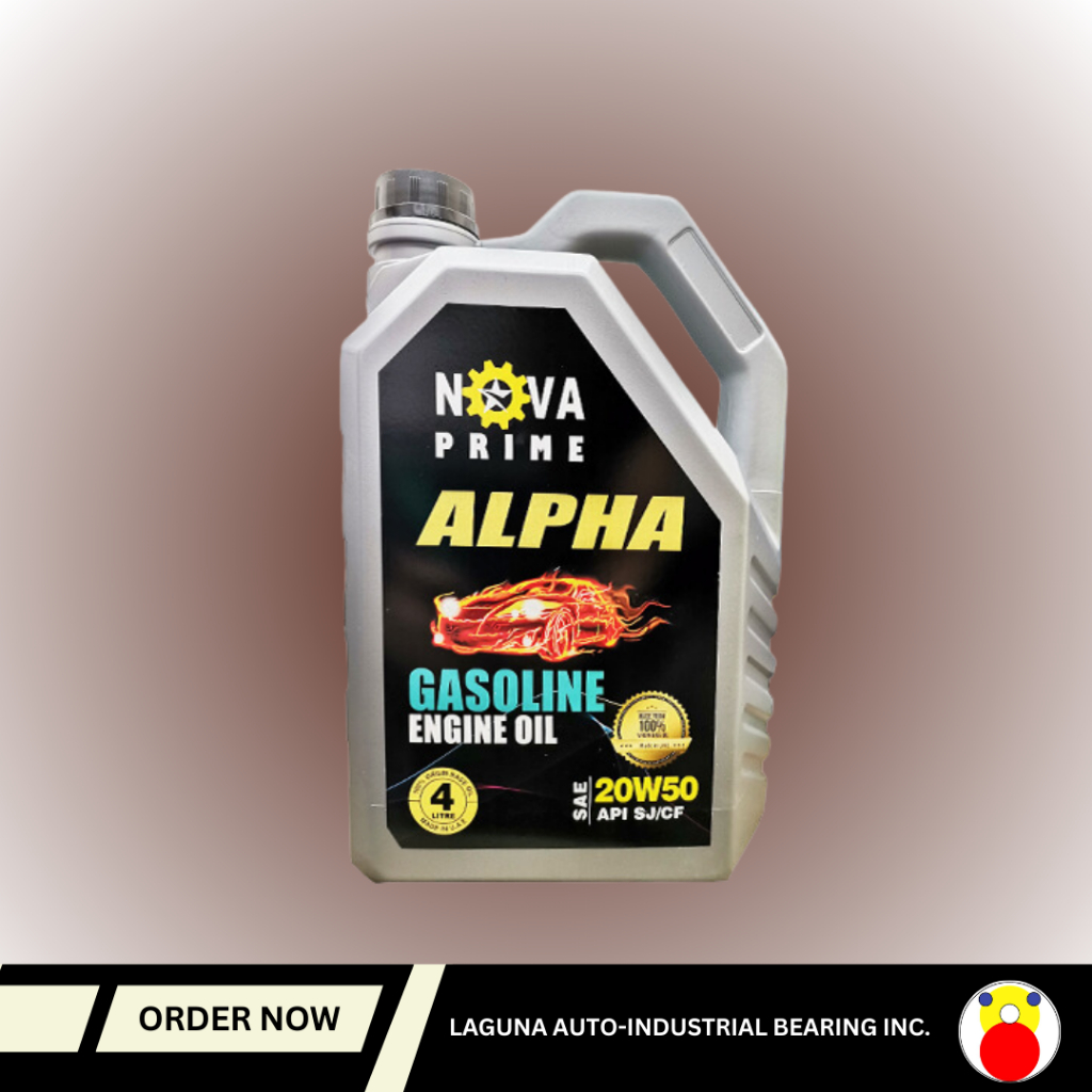 NOVA PRIME Alpha Gasoline Engine Oil SAE 20W-50 API SJ/CF (4L) | Shopee ...