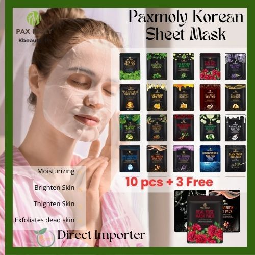 Paxmoly Korean whitening sheetmask / any variants | Shopee Philippines