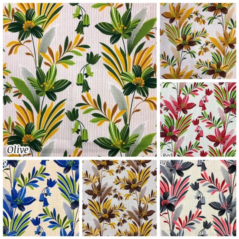 CRETONA COTTON FABRIC 64"W PRINTED (TELA ONLY) PER YARD | Shopee ...