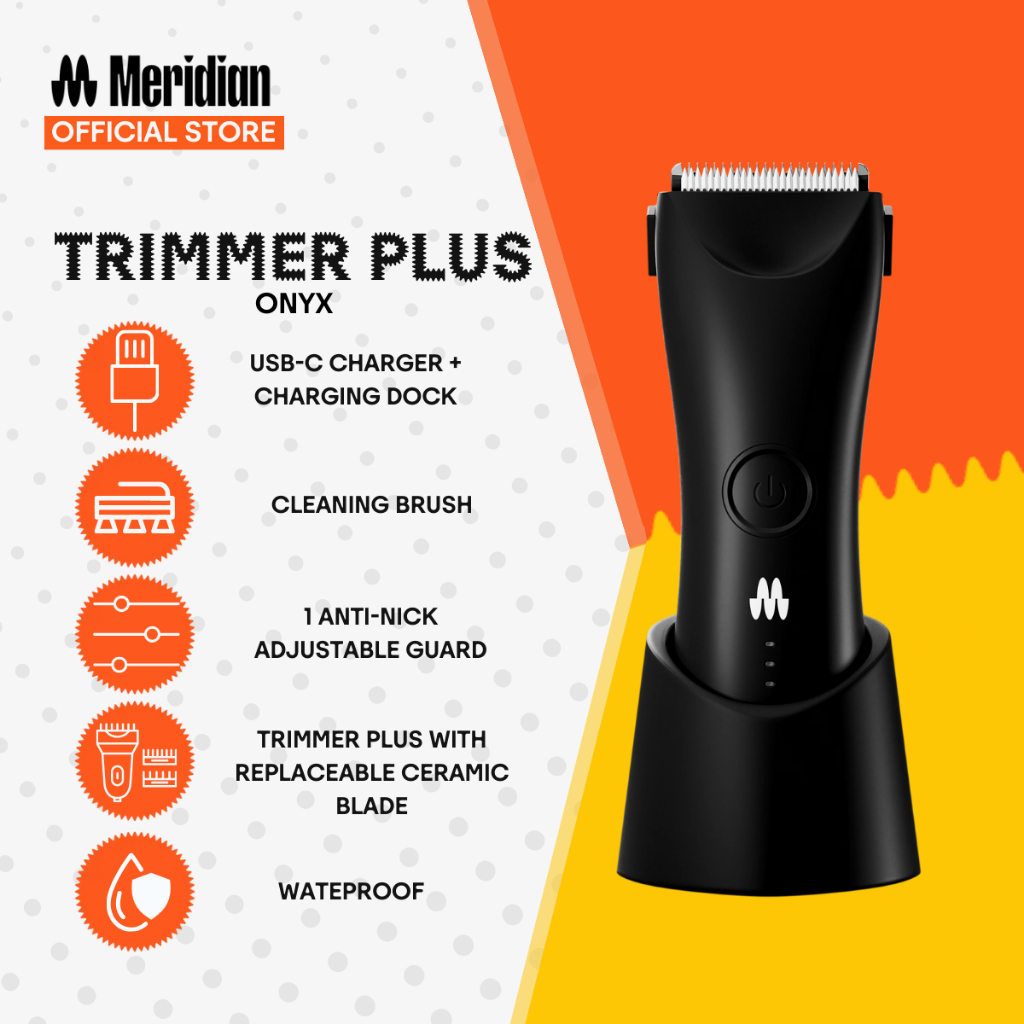 Meridian The Trimmer Plus Waterproof Electric Razor Body & Hair Shavers ...