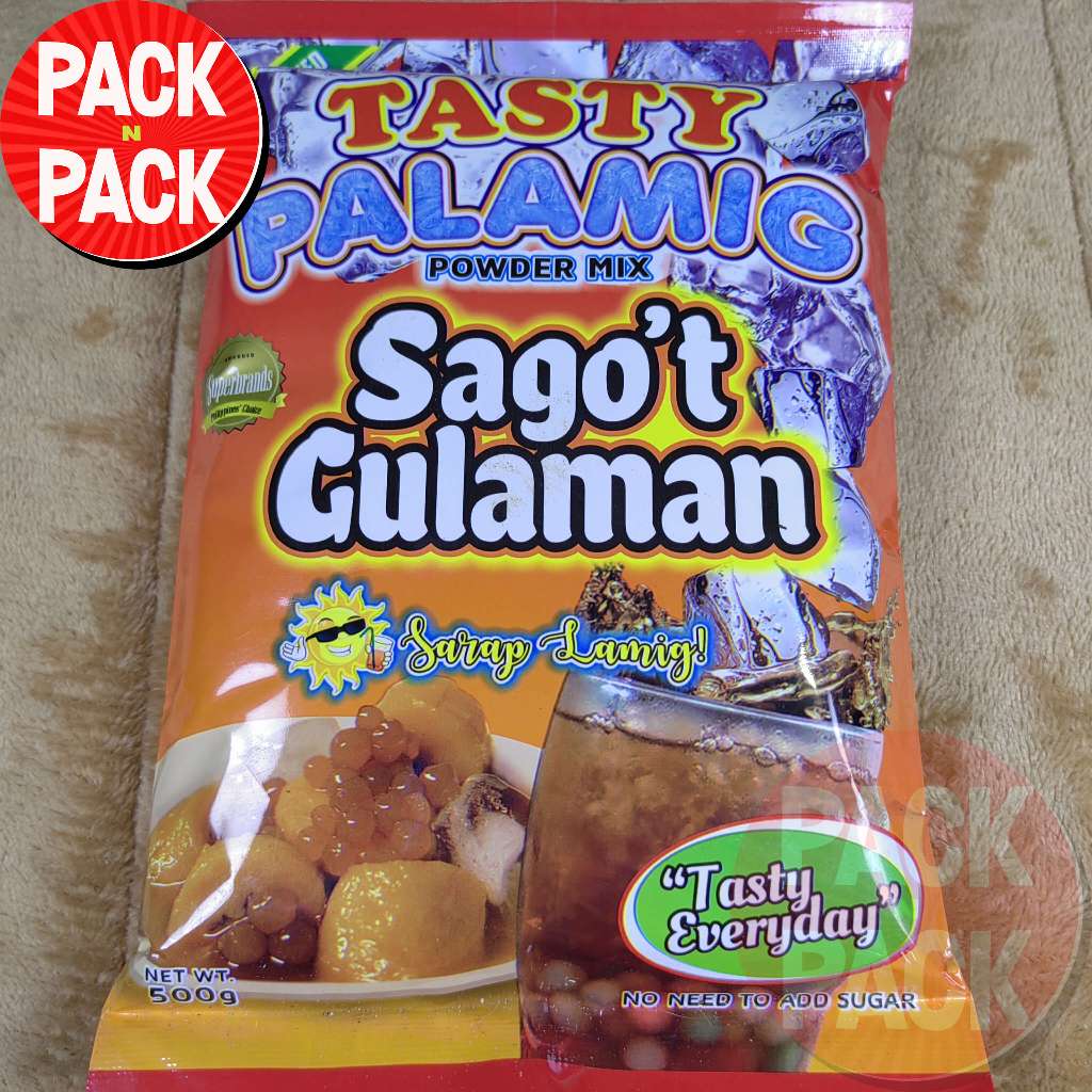 Chemag Sago't Gulaman Tasty Palamig Gulaman Powder Black Gulaman Powder ...
