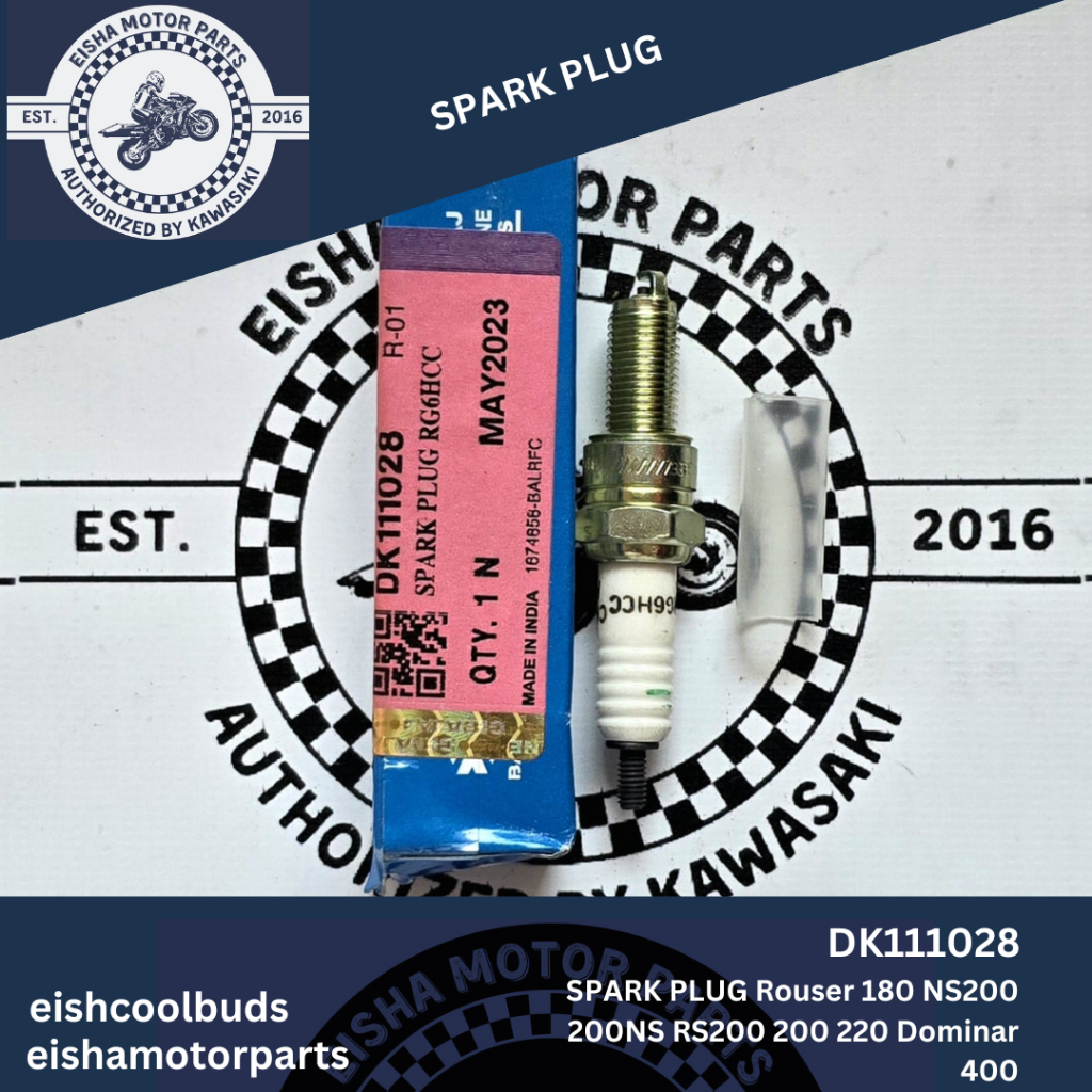 SPARK PLUG Rouser 180 NS200 200NS RS200 200 220 Dominar 400 Genuine ...