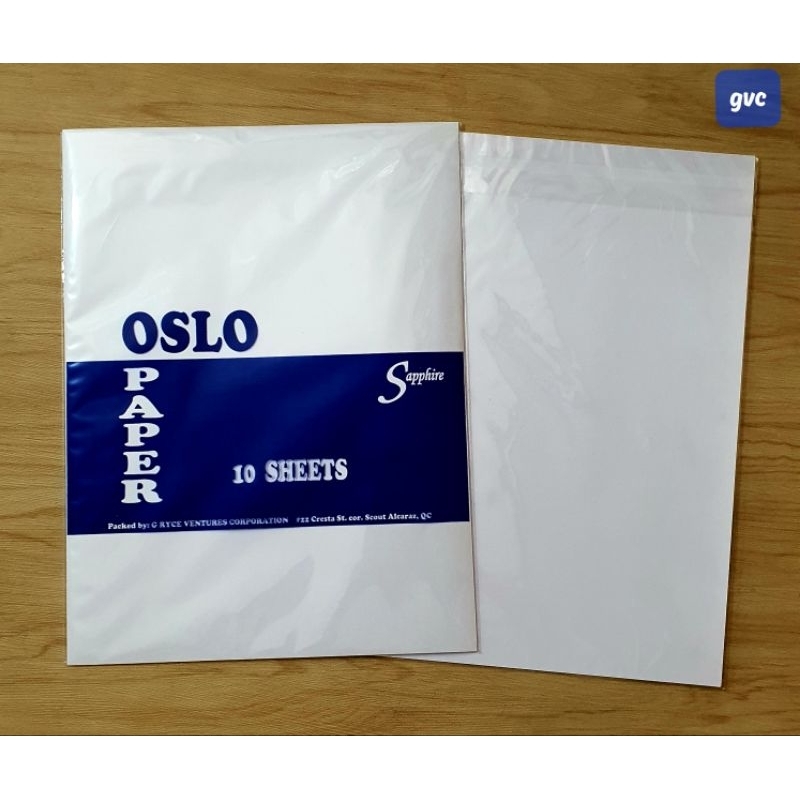 Sapphire Oslo Drawing Paper 9" x 12". by 10's or 20's. 1 pack. | Shopee ...
