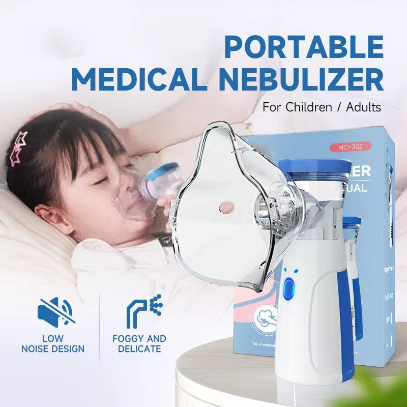 Portable Nebulizer Inhaler Ultrasonic Spray Nebulizer Machine For Kids ...
