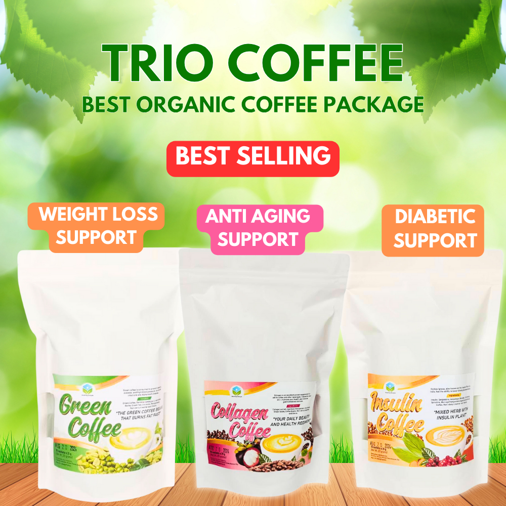 Healthy Lifestyle Trio Pack coffee for Weight loss,Anti aging and ...