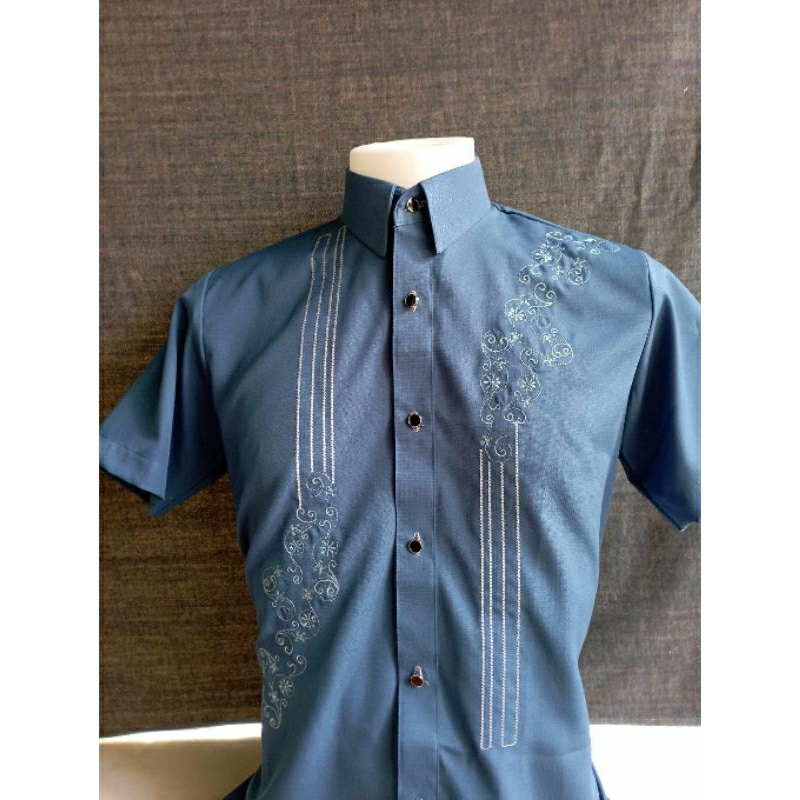 MIYAKI FABRIC COLOR SHORT SLEEVES RANDOM DESIGN🇮🇹 | Shopee Philippines